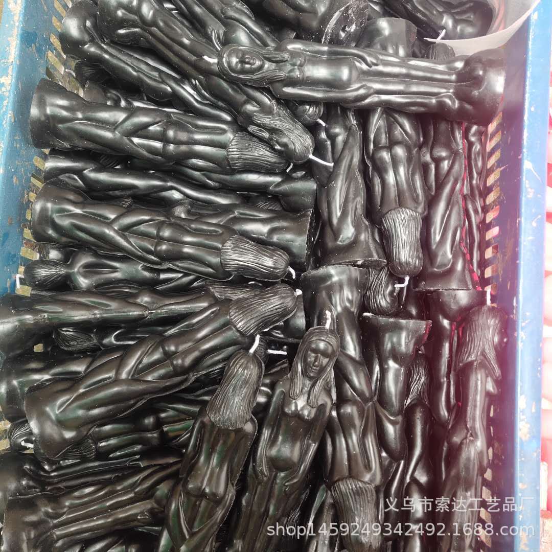 Men and women little people candle humanoid men and women couple candle