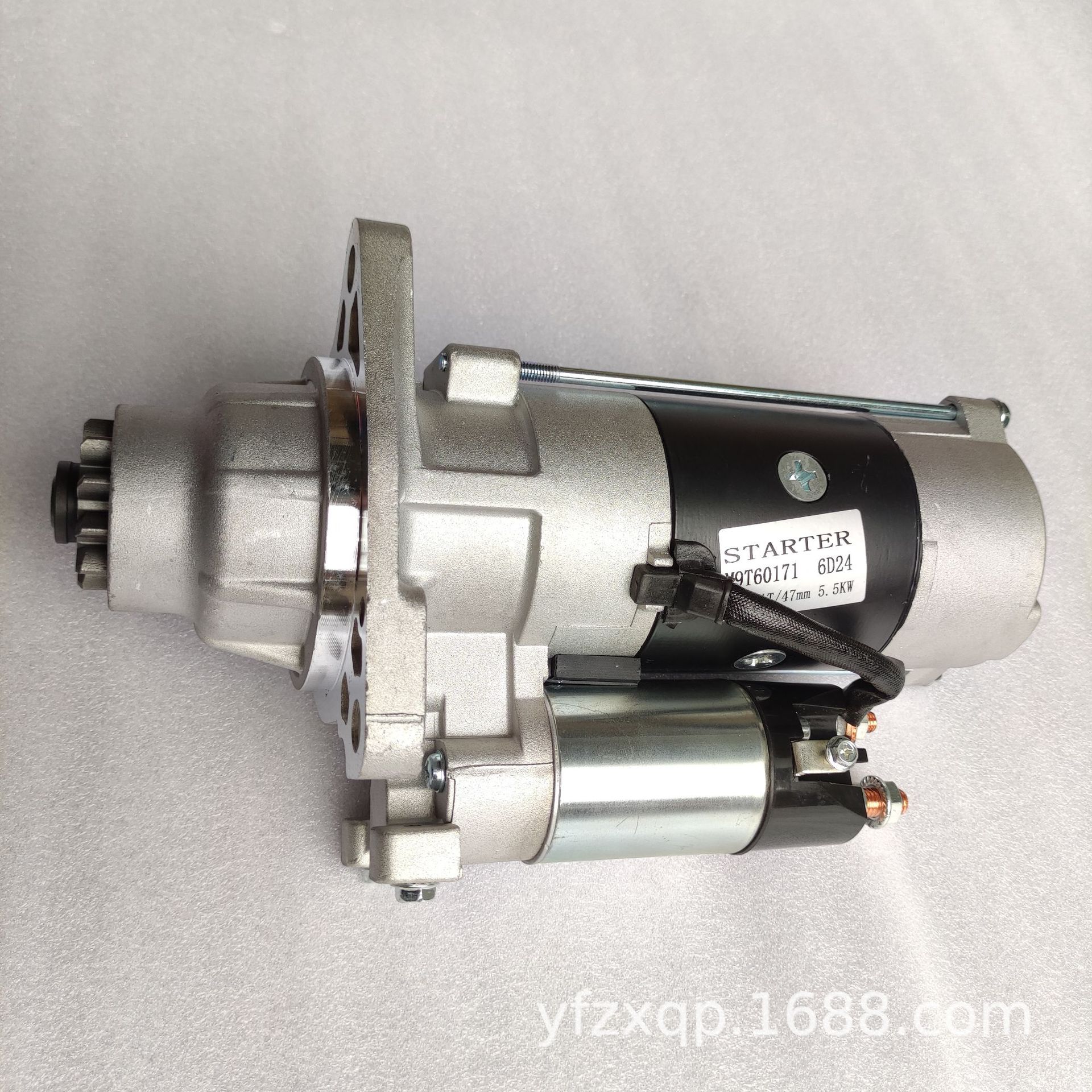 适用三菱6D24启动马达8KW 11T起动机ME049304 M009T60171扶桑FUSO-阿里巴巴