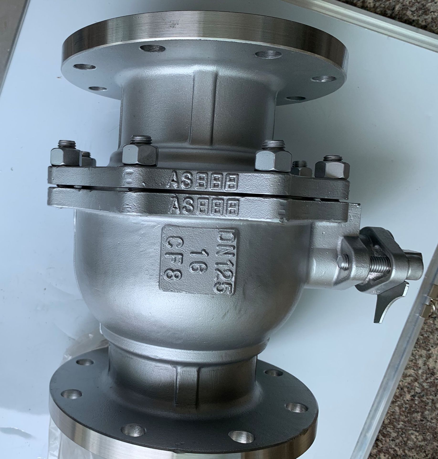 实体厂家 Q41F-16P 不锈钢法兰球阀 浮动球阀中体重体DN15-200-阿里巴巴