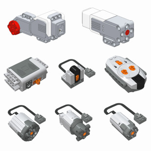 兼容乐高动力组合PF件 EV3大马达电机 中马达 9686电池盒马达-阿里巴巴