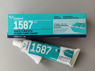 可赛新1587密封胶 TONSAN 1587超兰 蓝色耐油硅橡胶平面密封剂-阿里巴巴