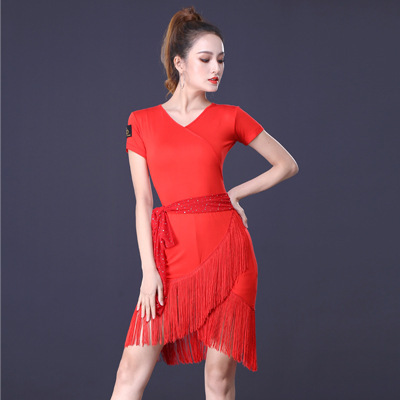 Latin dance clothes tassels on the adult female new dress uniforms ...