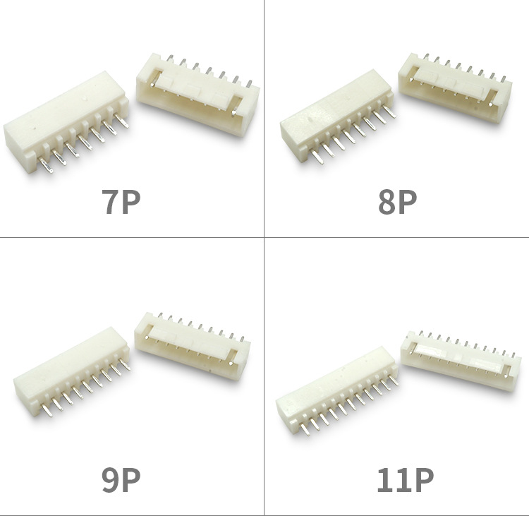 XHB2.54带扣直针 带扣插座 2P/3P/4P/5P/6P/7P/8P-12P等 插座-阿里巴巴