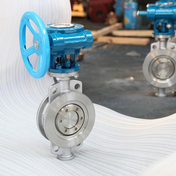 不锈钢蝶阀 三偏心金属硬密封对夹不锈钢蝶阀 D373W-16P对夹蝶阀-阿里巴巴