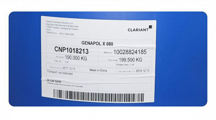 科莱恩Genapol X 080非离子乳化剂表面活性剂 低VOC 蜡乳液用8EO-阿里巴巴
