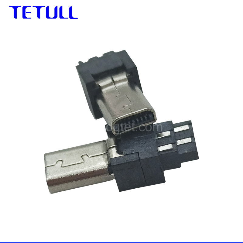 USB插头mini 8p插头mini usb 8Pin公头焊线式USB公头线端子连接器-阿里巴巴