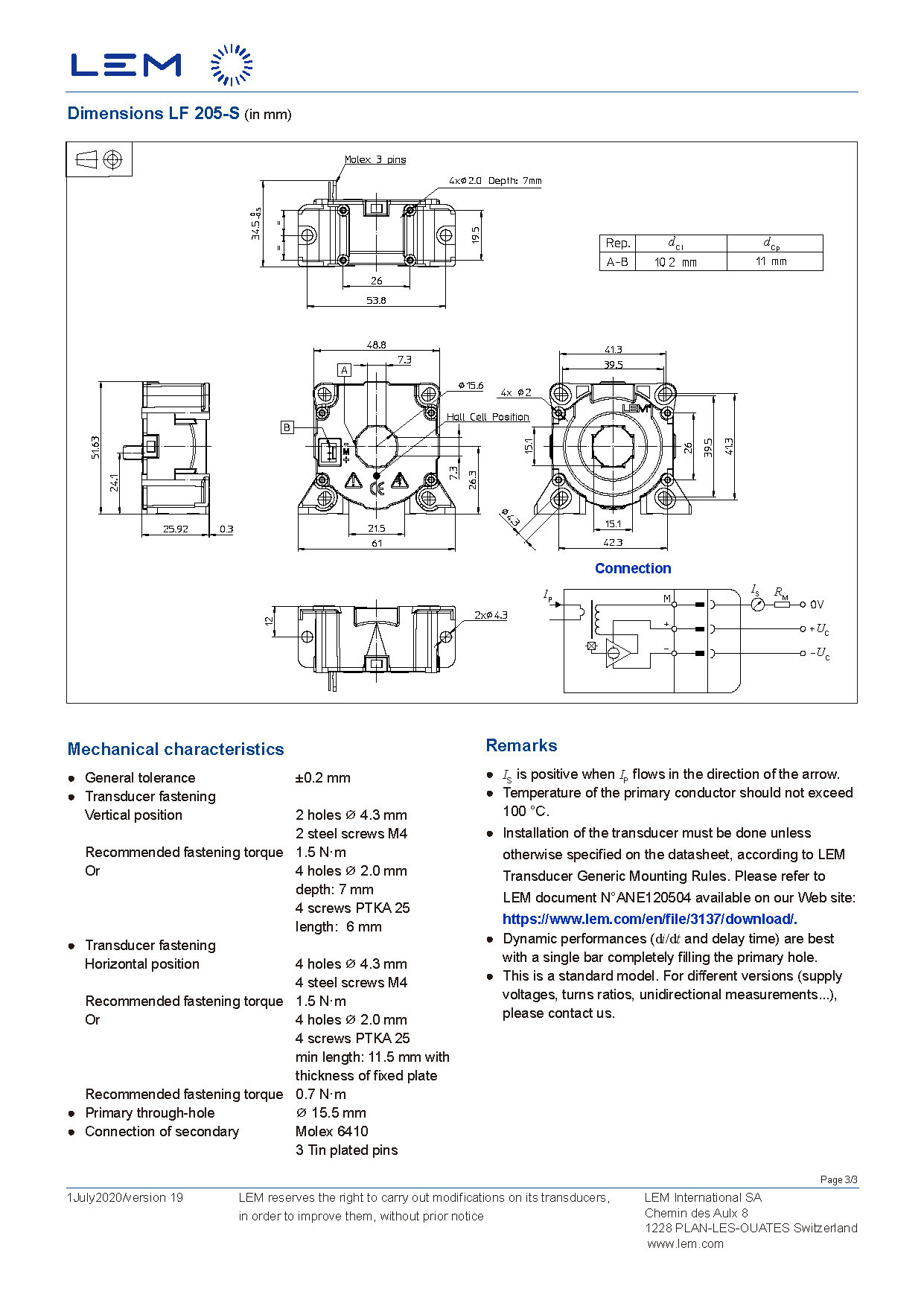 LF205-S/SP1 LEM/莱姆 霍尔电流传感器 互感器 200A汽车 全新原装-阿里巴巴