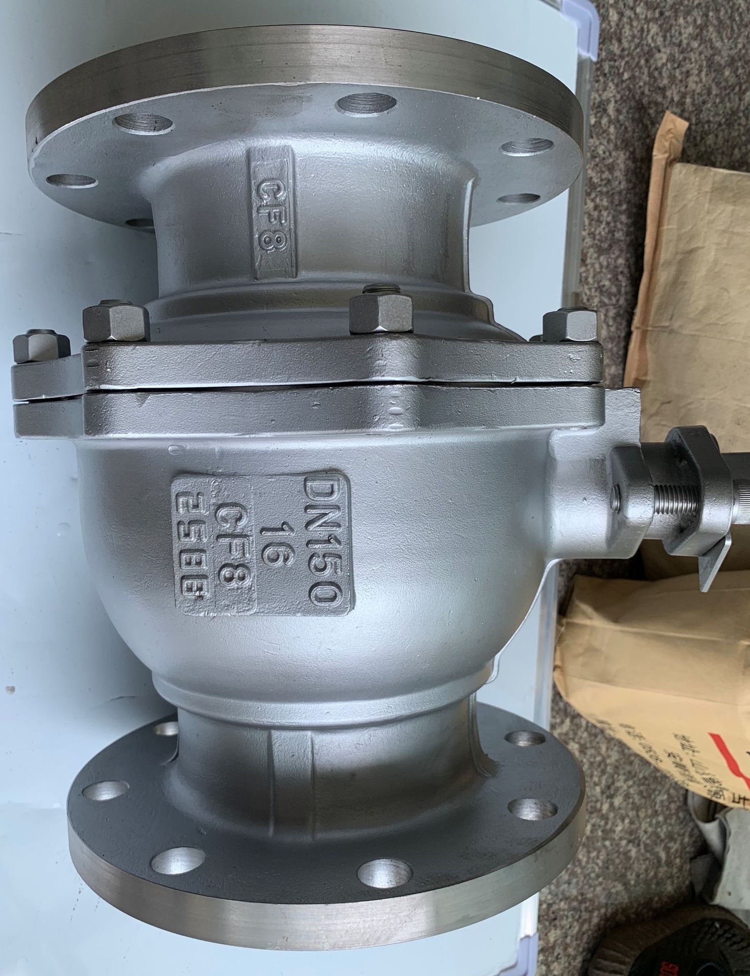 实体厂家 Q41F-16P 不锈钢法兰球阀 浮动球阀中体重体DN15-200-阿里巴巴