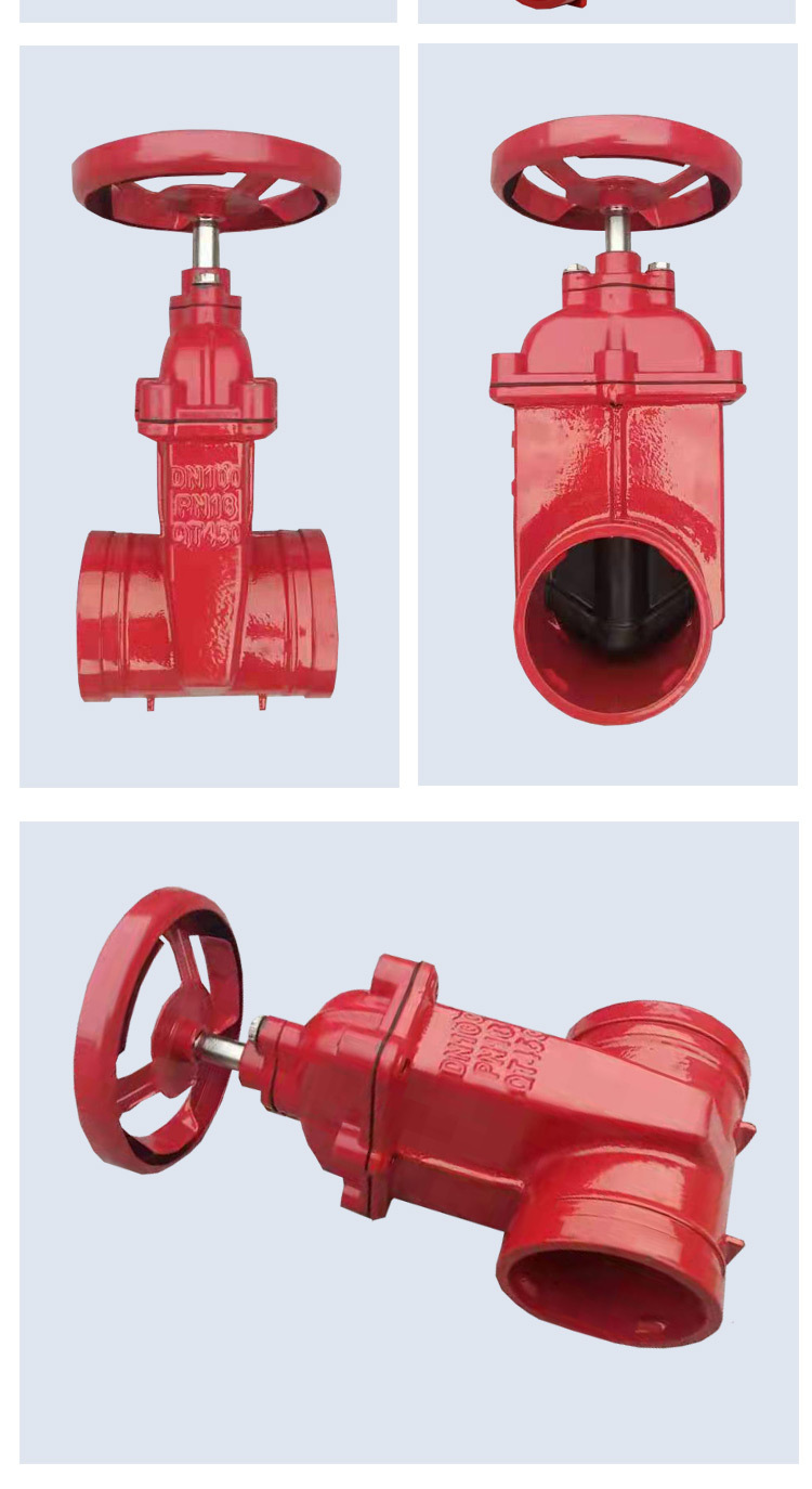 Z85X沟槽暗杆闸阀 卡箍闸阀 沟槽式软密封暗杆闸阀-阿里巴巴