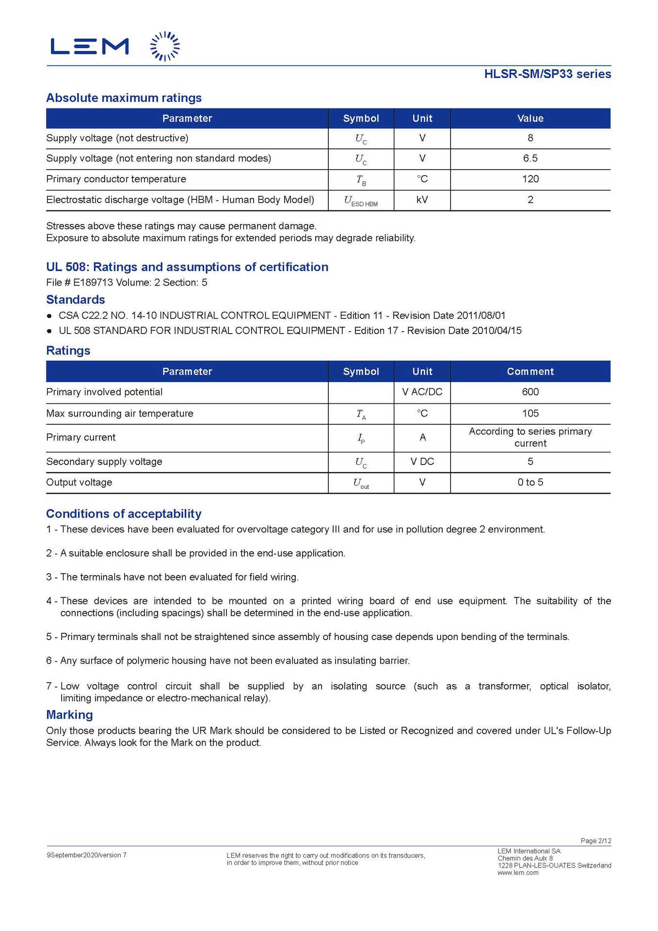 HLSR32-SM/SP33 LEM/莱姆 电流传感器 HLSR系列 开环霍尔效应-阿里巴巴