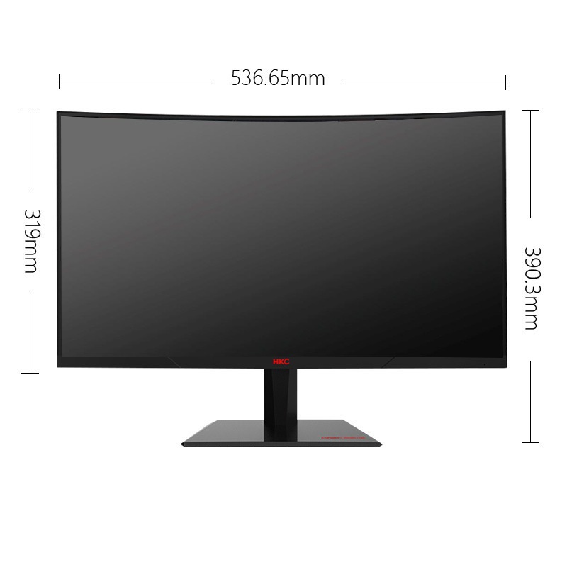 HKC GF40 23.6英寸144hz台式机电脑显示器吃鸡曲面游戏电竞显示屏-阿里巴巴