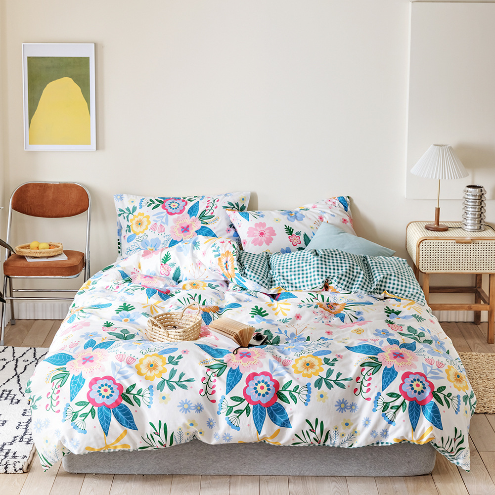 亚马逊ebay速卖通床上用品纯棉全棉印花花卉动物被套枕套三四套件采购价格、怎么样、行情市场-CCEE选品中心