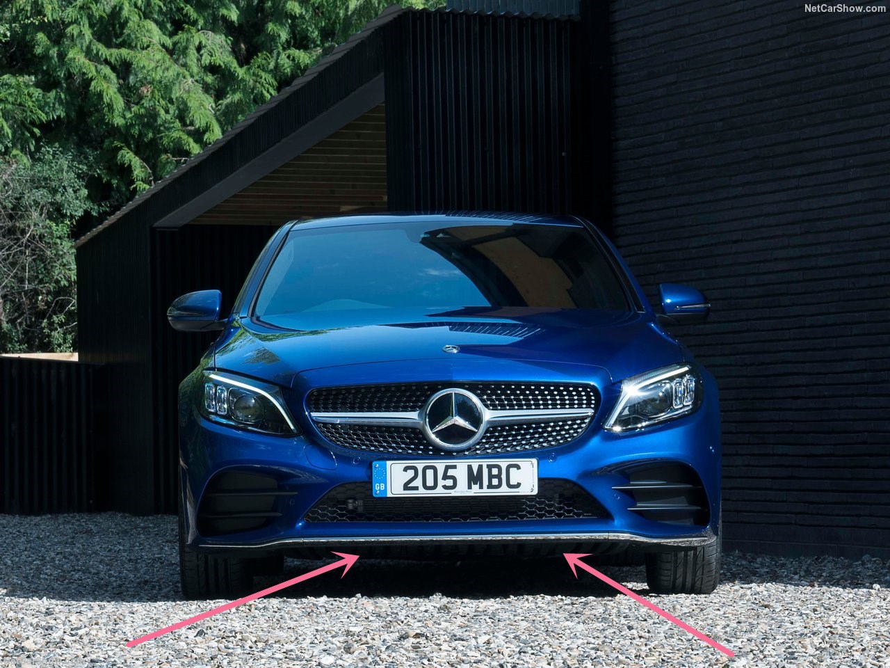 适用于奔驰W205 2019款前杠亮条 电镀饰条-阿里巴巴