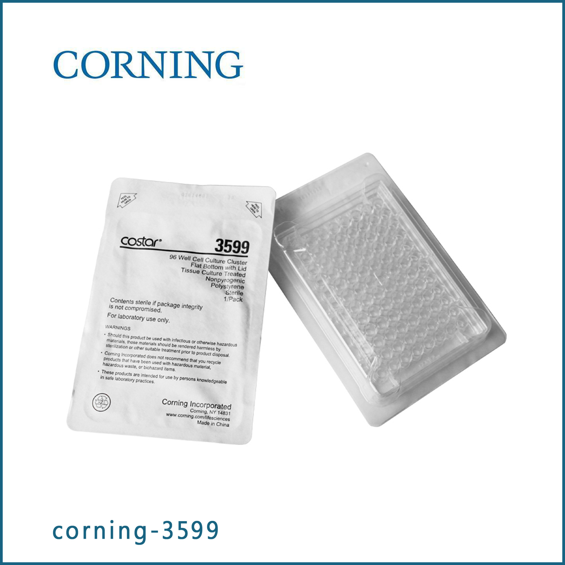 康宁Corning 3599 96孔细胞培养板 1包/1个，100块/包-阿里巴巴
