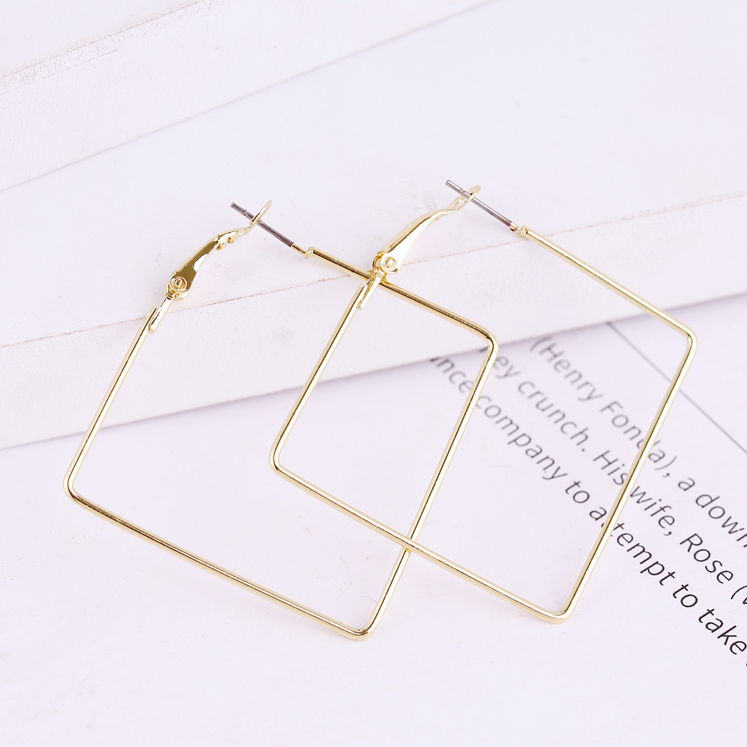 Wholesale explosion style simple wild large ring ear ring circle ...