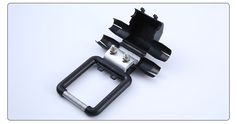 铝接地线夹JDL-50-240黑色铝接地环电力金具附件绝缘接地线夹JDL-阿里巴巴