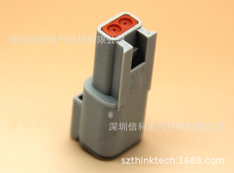 Amphenol安费诺汽车连接器2芯插座ATM04-2P/可替代德驰DTM04-2P-阿里巴巴