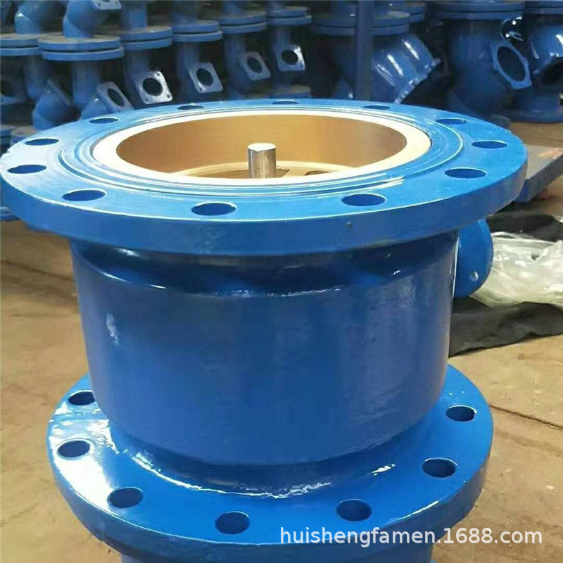 批发法兰消声止回阀HC41X-16Q球墨铸铁止回阀立式安装DN100止回阀-阿里巴巴