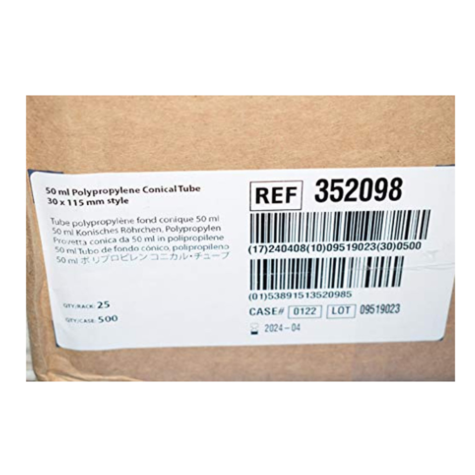 BD Falcon 352098 50mL高澄清聚丙烯离心管，锥形底，无jun-阿里巴巴