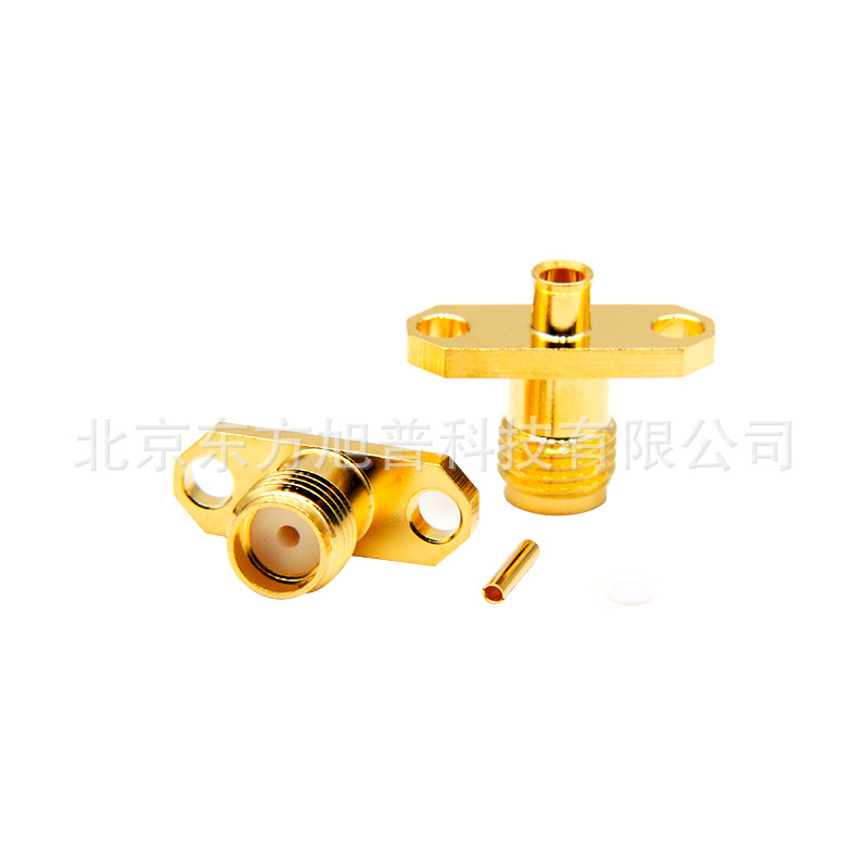 东方旭普射频连接器 SMA-KFB2 SMA-KFB3 2孔法兰固定 0-18G低驻波-阿里巴巴