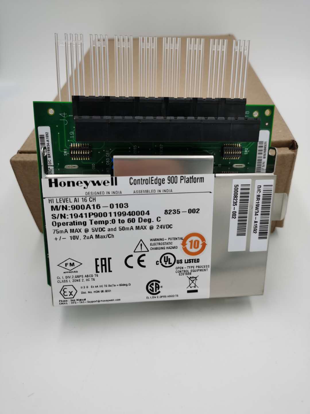 Honeywell霍尼韦尔16通道AI卡件900A16-0103 现货20个 PLC DCS-阿里巴巴