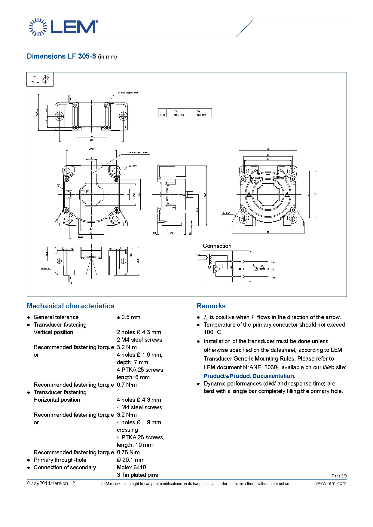 LF305-S/SP11 LEM莱姆 电流传感器 霍尔效应互感器300A闭环DC全新-阿里巴巴
