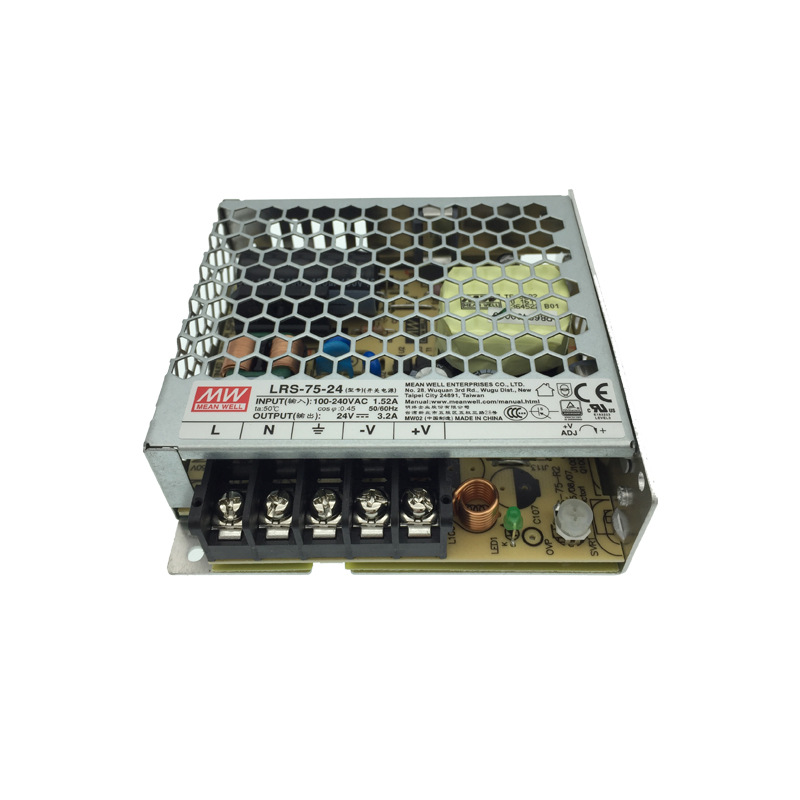 全新LRS-75-12/24V经济LED灯带监控工业正品台湾明纬开关电源12V-阿里巴巴