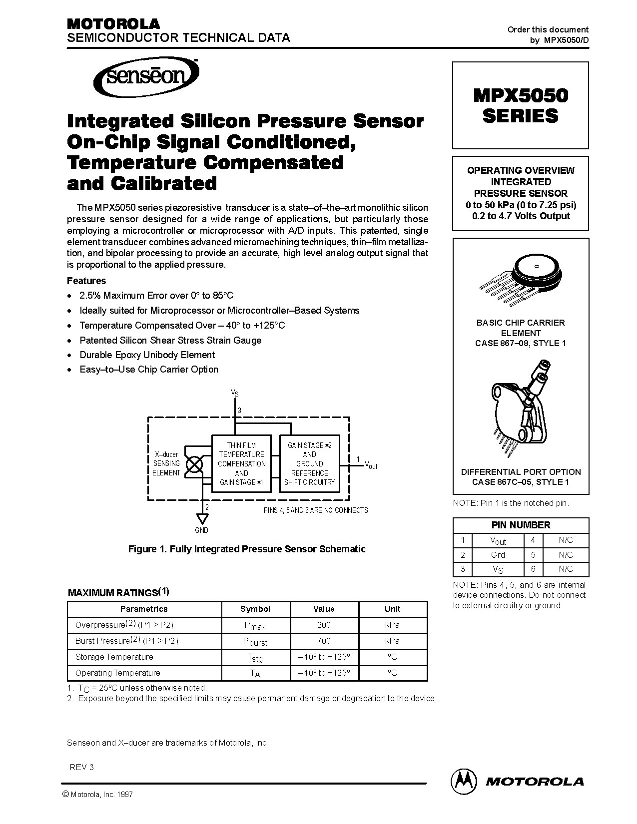 MPX5050DP MPX5100DP MPX5010DP飞思卡尔差压压力传感器温补6-SIP-阿里巴巴