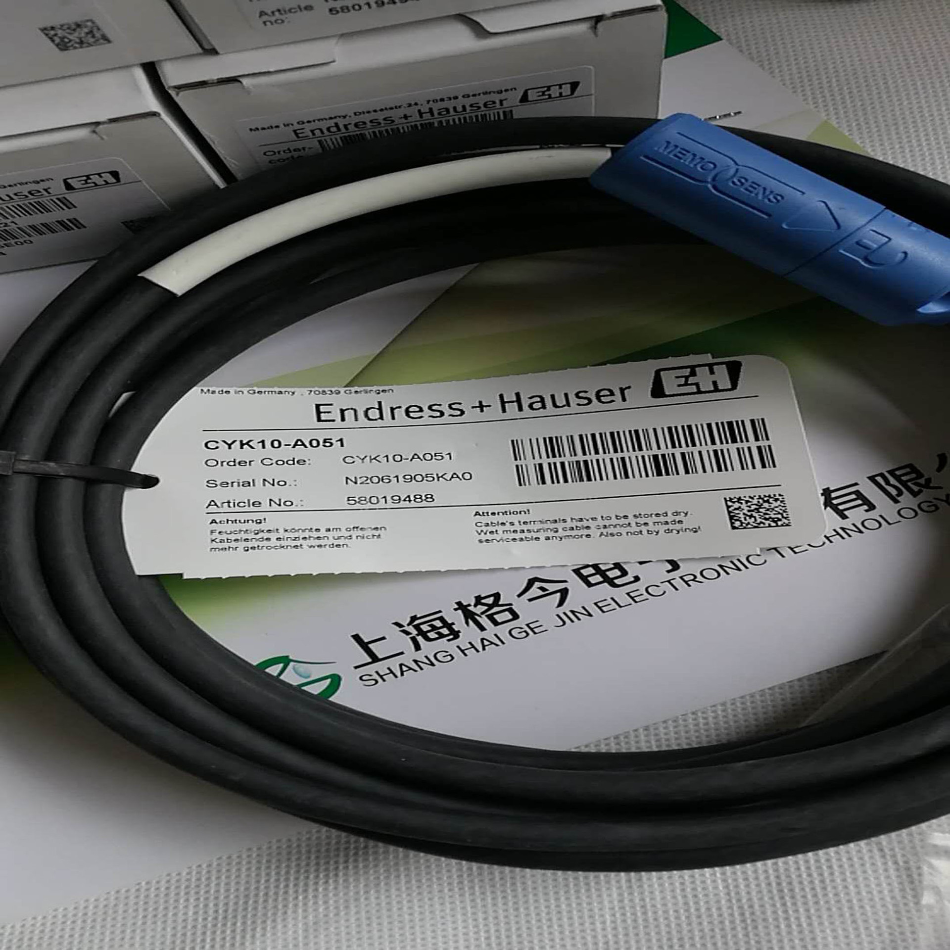 CYK10-A051德国恩格斯豪斯E+H原装正品PH计数字测量线缆在线检测-阿里巴巴