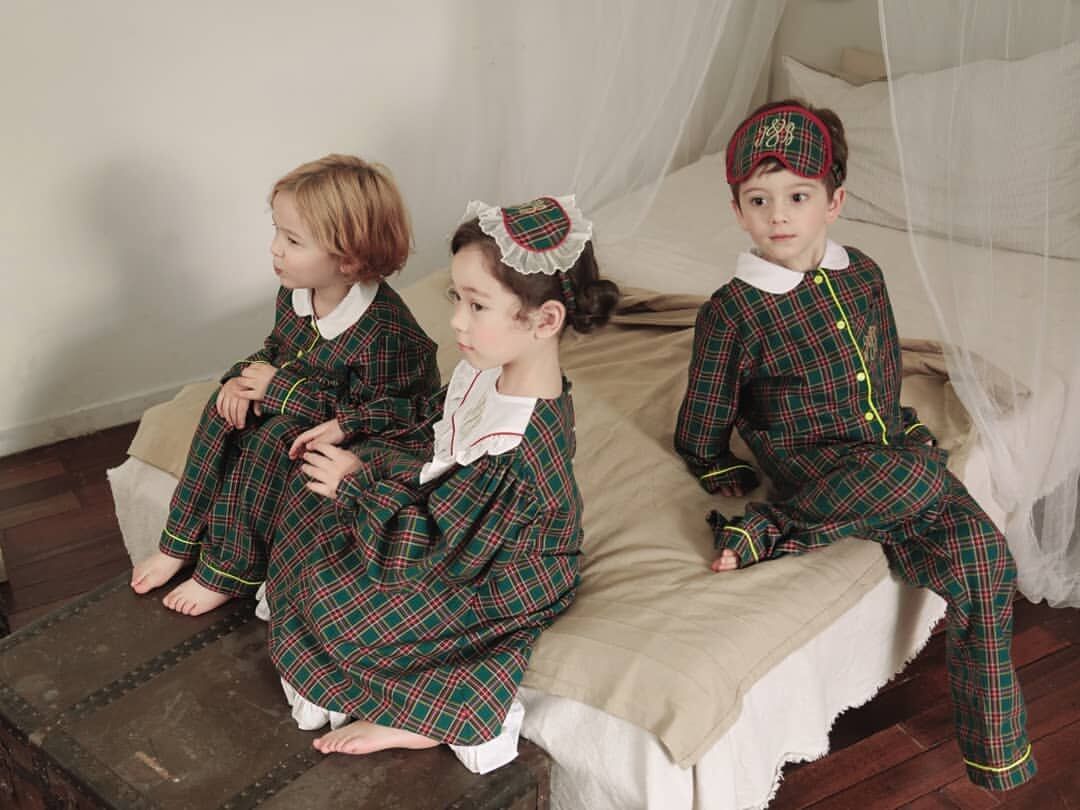 Ins children's clothes 2022 spring and autumn children's pajamas set ...