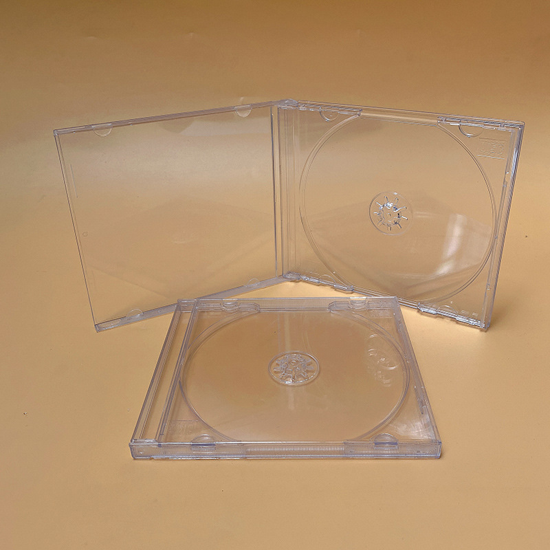 透明CD盒单碟装 DVD盒 塑料盒 07CD明单光盘盒可插封面 水晶盒-阿里巴巴