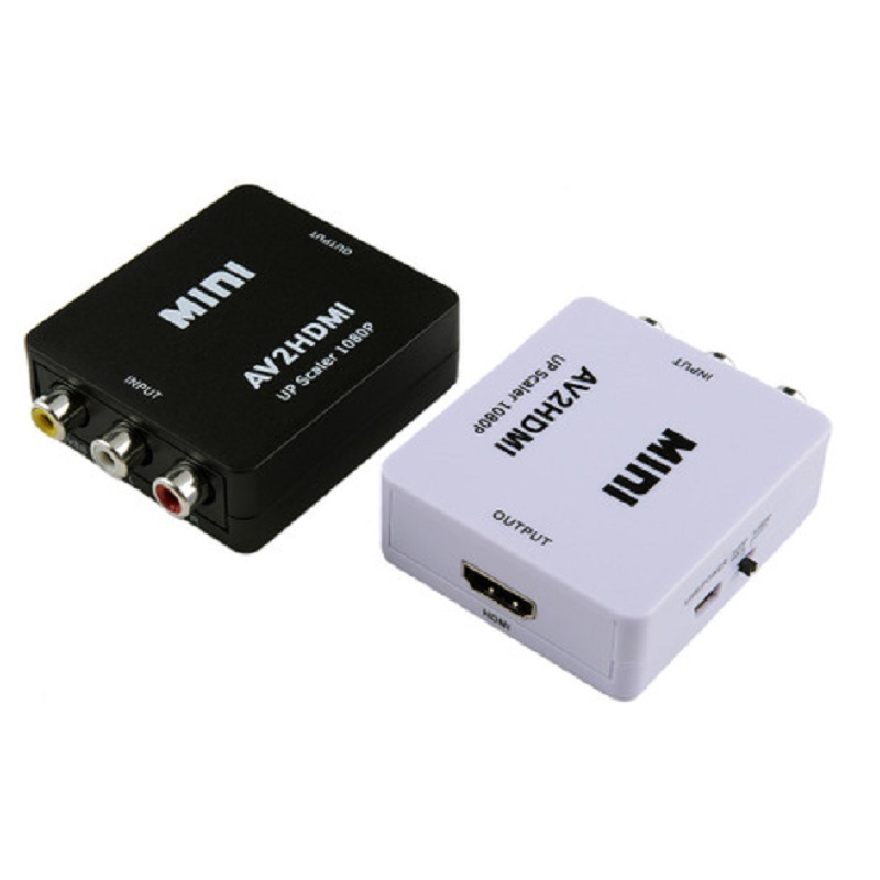 AV TO HDMI高清视频转换器 MINI AV2HDMI 支持1080P av转hdmi-阿里巴巴