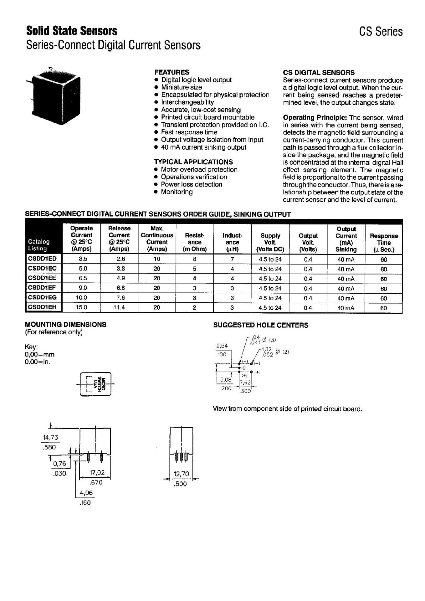CSLA2DG CSLA1DE 霍尼韦尔/HONEYWELL 电流传感器-阿里巴巴