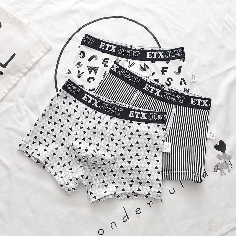 ETX JUST男童内裤A类拉架棉质儿童内裤中大童四角学生短裤3条装-阿里巴巴