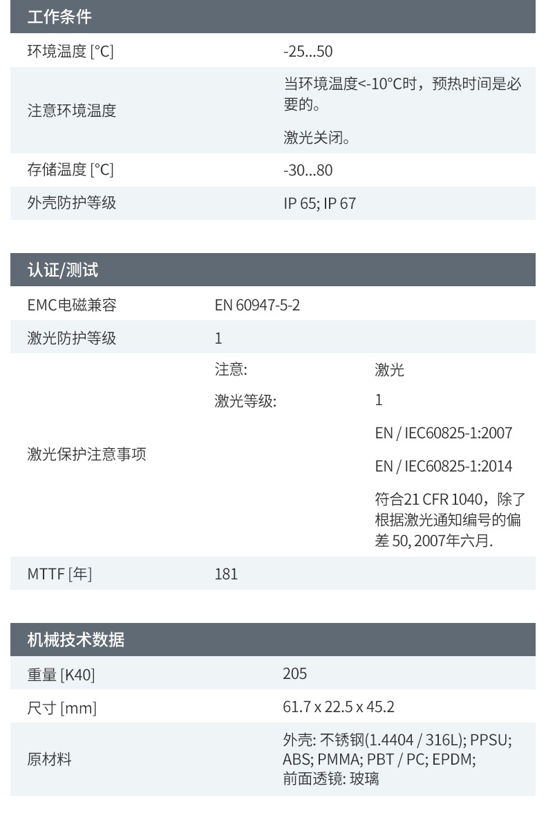 ifm易福门 漫反射激光光电开关 OGD592-阿里巴巴