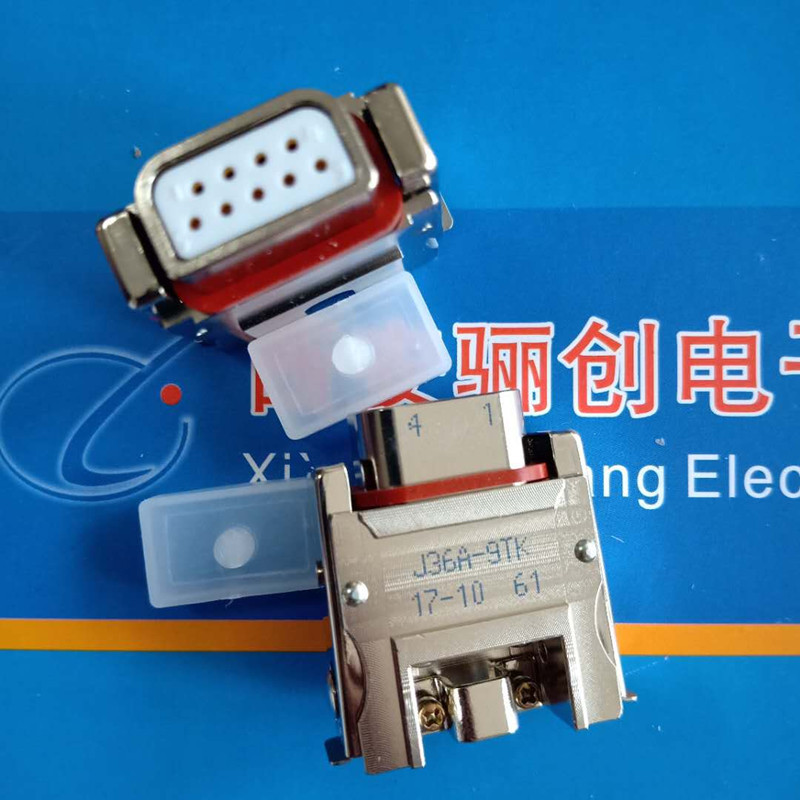J36A矩形连接器J36A-9TK/9TJ/9ZJB/9ZKB/9ZKL/9ZJL/9ZK2B插头9芯-阿里巴巴
