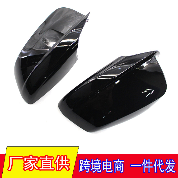 适用于10-13年宝马5系F10国外版碳纹倒车镜外壳 亮黑后视镜壳盖罩-阿里巴巴