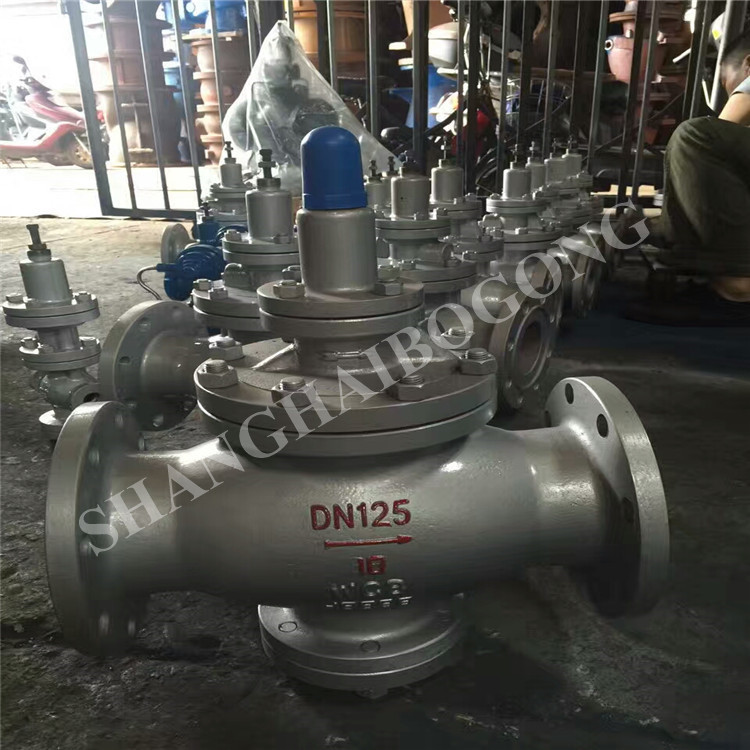 导热油压阀 Y43H-16C DN150 先导活塞式蒸汽压阀-阿里巴巴