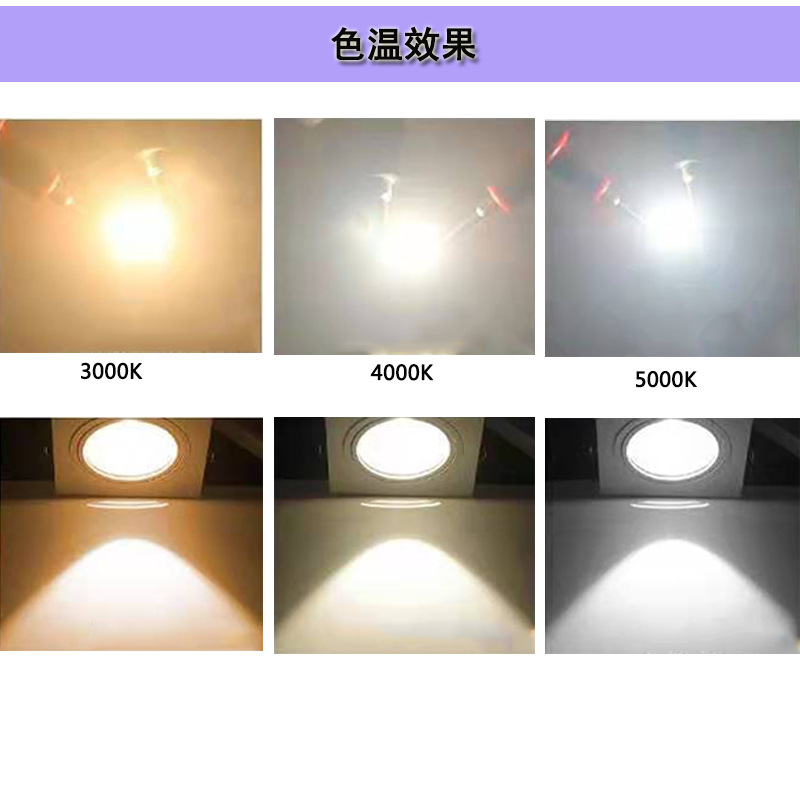 CREE科锐大功率LED集成COB CXA1304 4-8W 发光面6MM射灯轨道灯36V-阿里巴巴