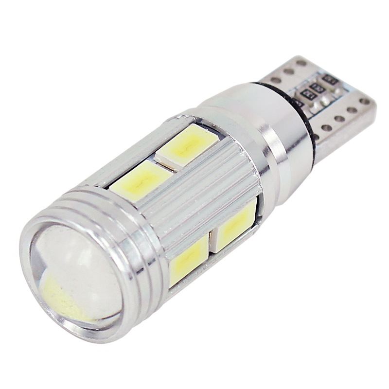 汽车LED车灯 T10 5630 10SMD解码led小灯 W5W牌照灯T10 led示宽灯-阿里巴巴