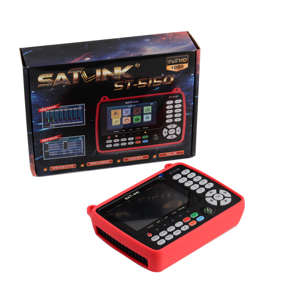 SATLINK ST-5150 DVB-S2/T2/C HD Satellite TV Finder高清寻星仪-阿里巴巴