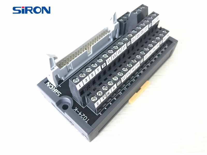 SIRON胜蓝欧式通用40P兼容各主流PLC品牌端子台T024/T024-K-阿里巴巴