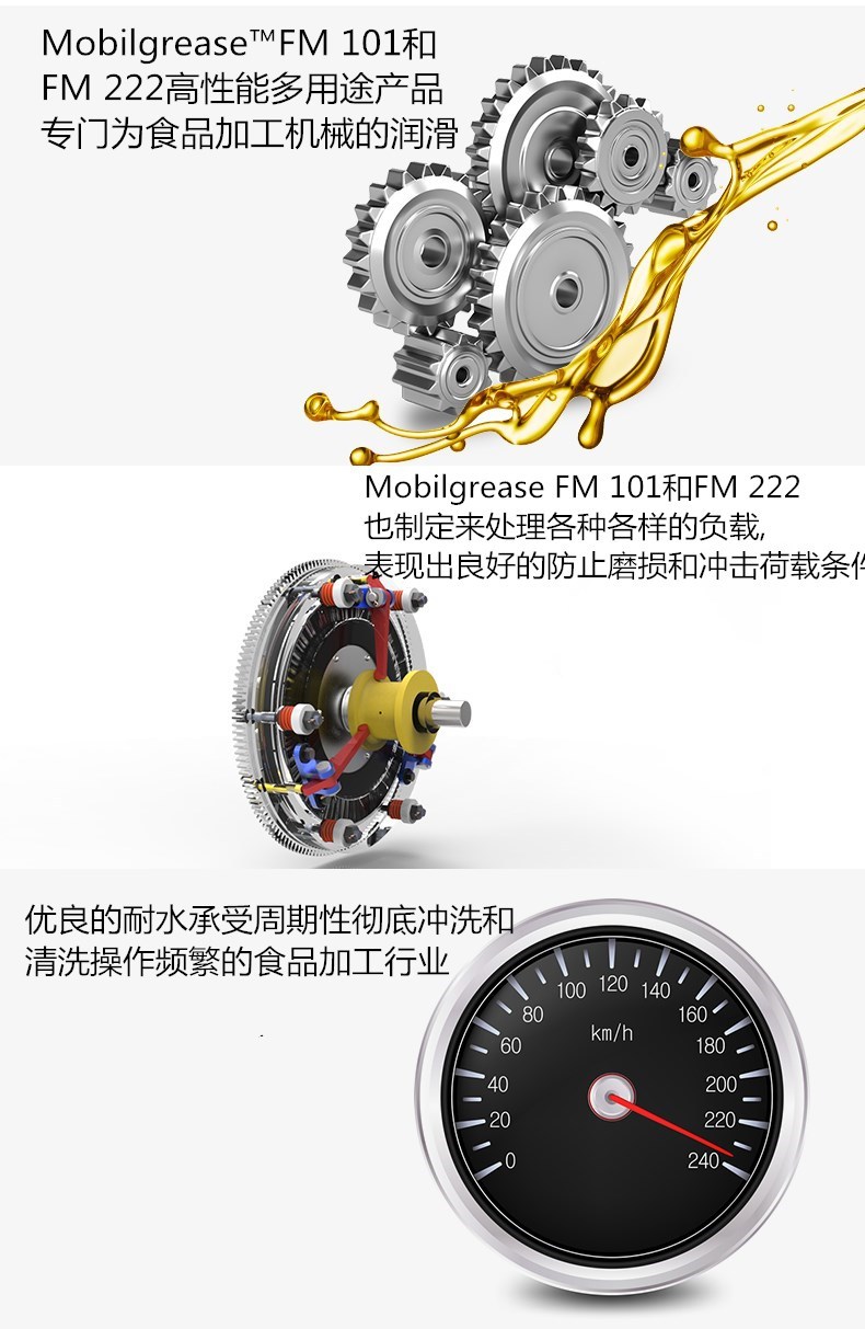美孚grease FM101,fm222专用白色食品级,加工机械黄油,润滑脂-阿里巴巴
