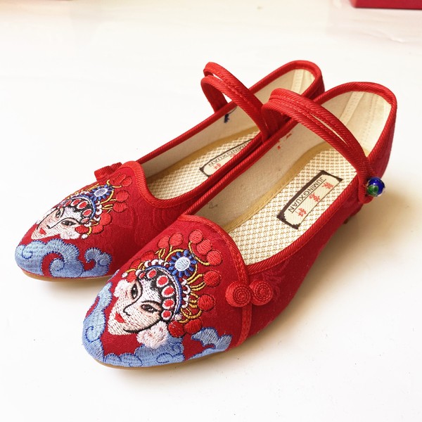 Chinese folk dance shoes hanfu qipao tang suit flat shoesold Beijing ...