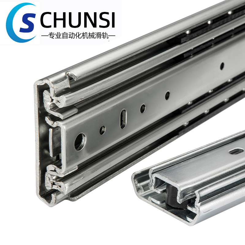 淳思76mm宽三节重型滑轨导轨房车改装轨道工业承重滑道超重载导轨-阿里巴巴