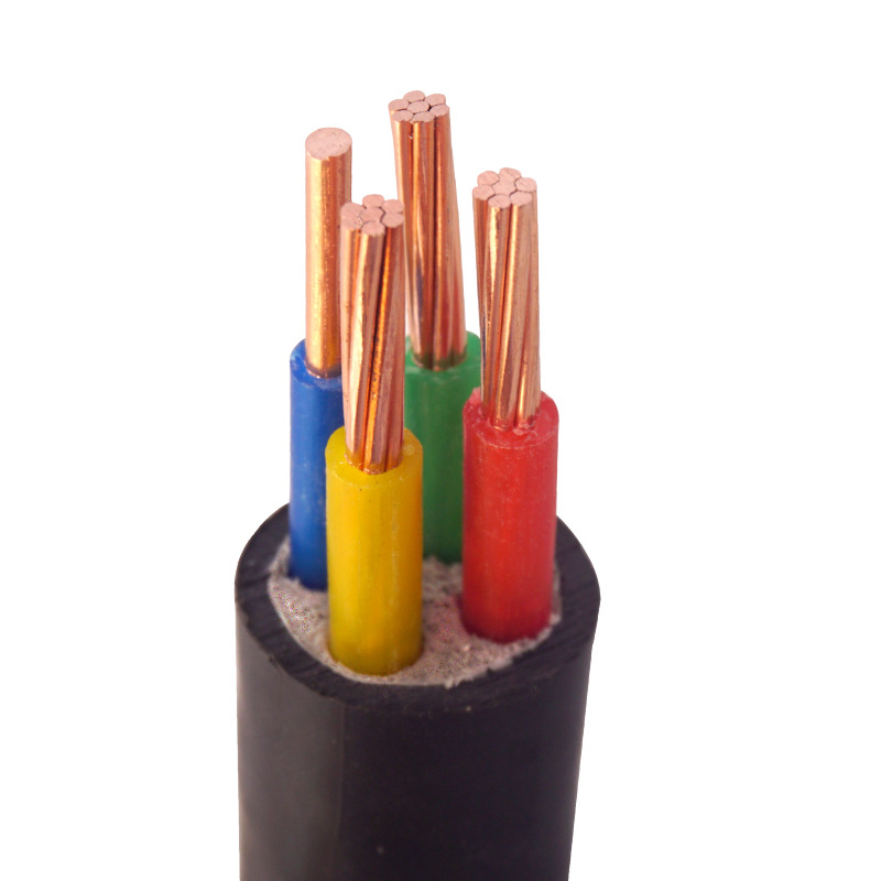 厂家直销国标保检阻燃YJV3*10+1*6平方三相四线无氧铜芯电力电缆-阿里巴巴