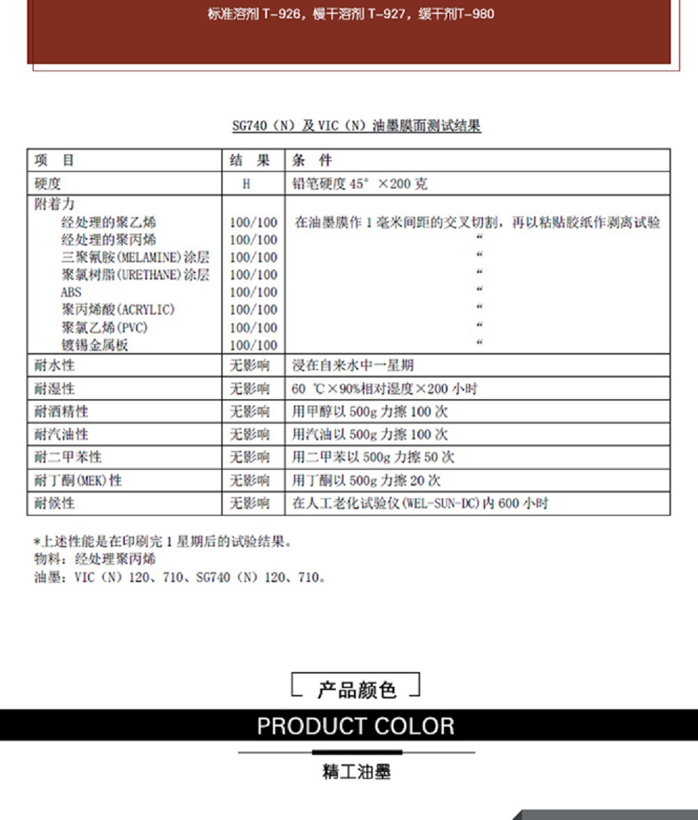 日本精工SG740油墨应用于（五金 PP ABS 尼龙布 涂装面）-阿里巴巴
