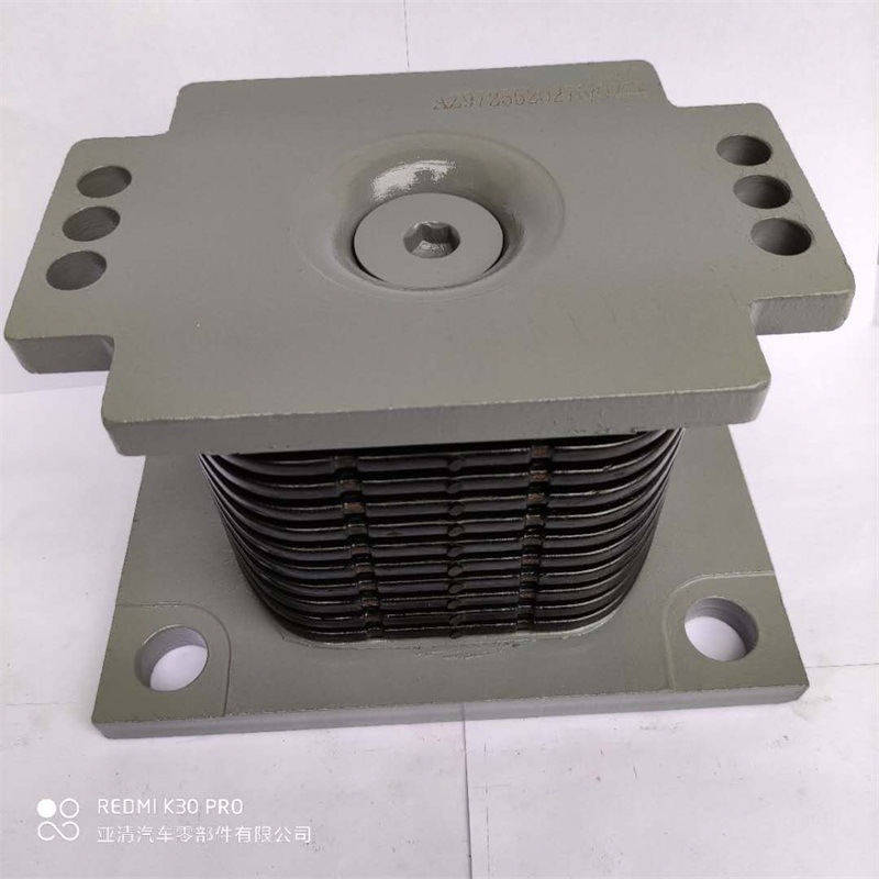 豪沃钢板橡胶支座/胶墩钢板弹簧AZ9725520278/AZ9725520683-阿里巴巴