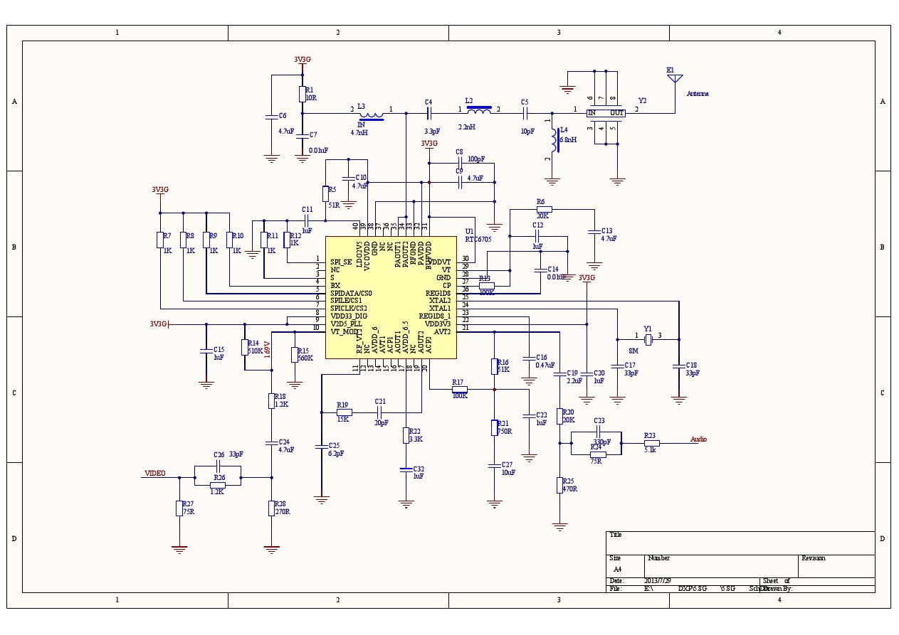5.8G无线视频语音传输芯片模块开发 RTC6715 Richwave全线代理-阿里巴巴