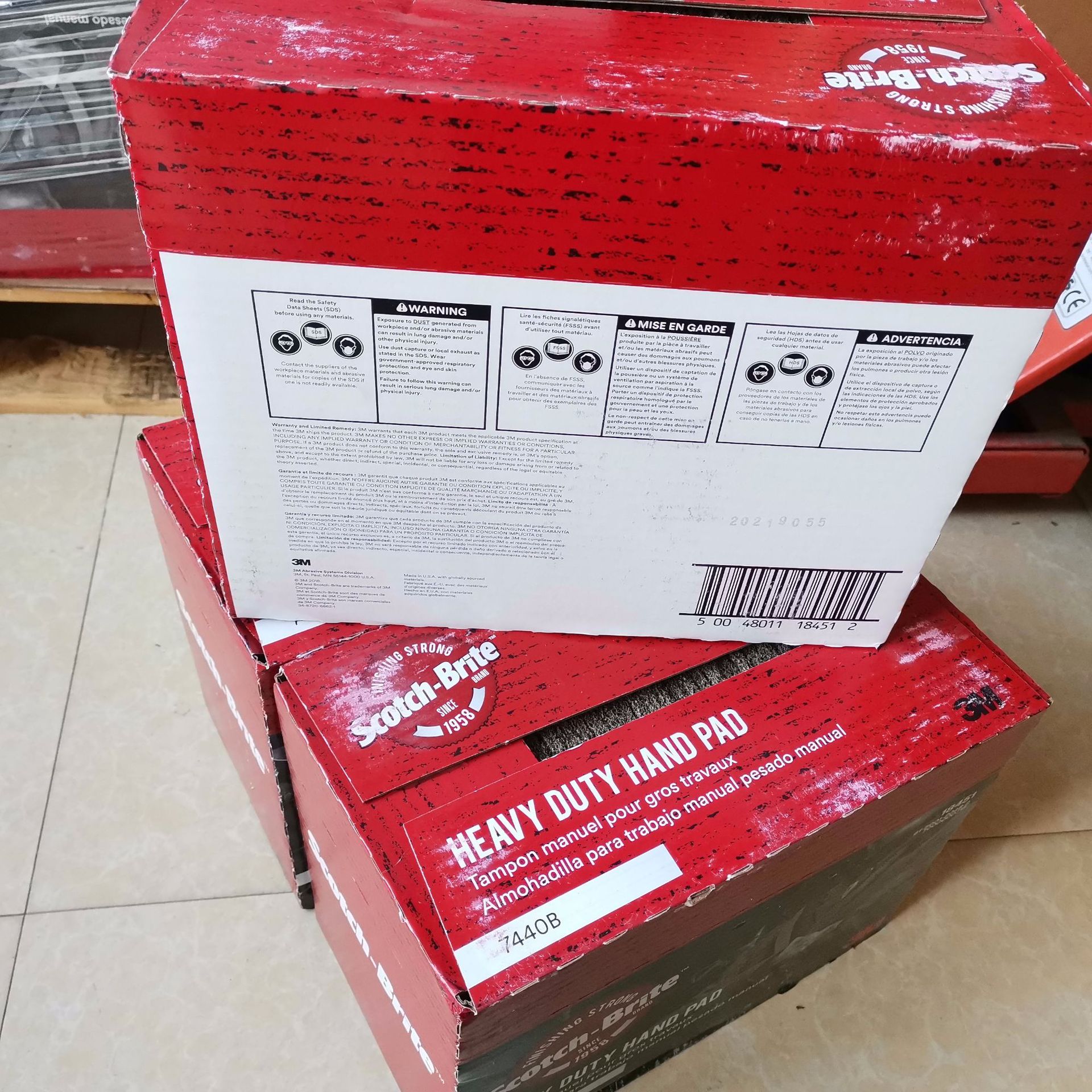 3M7440B工业百洁布Scotch-Brite Heavy Duty Hand Pad 7440B-阿里巴巴